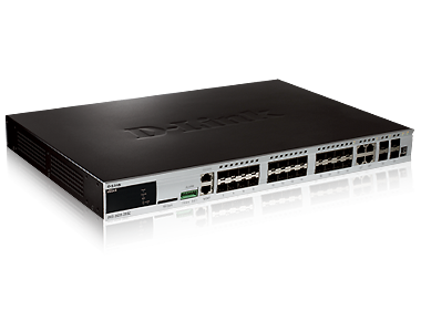 28-Port Gigabit xStack Layer 2+ Managed PoE Stackable Switch with 24 ...